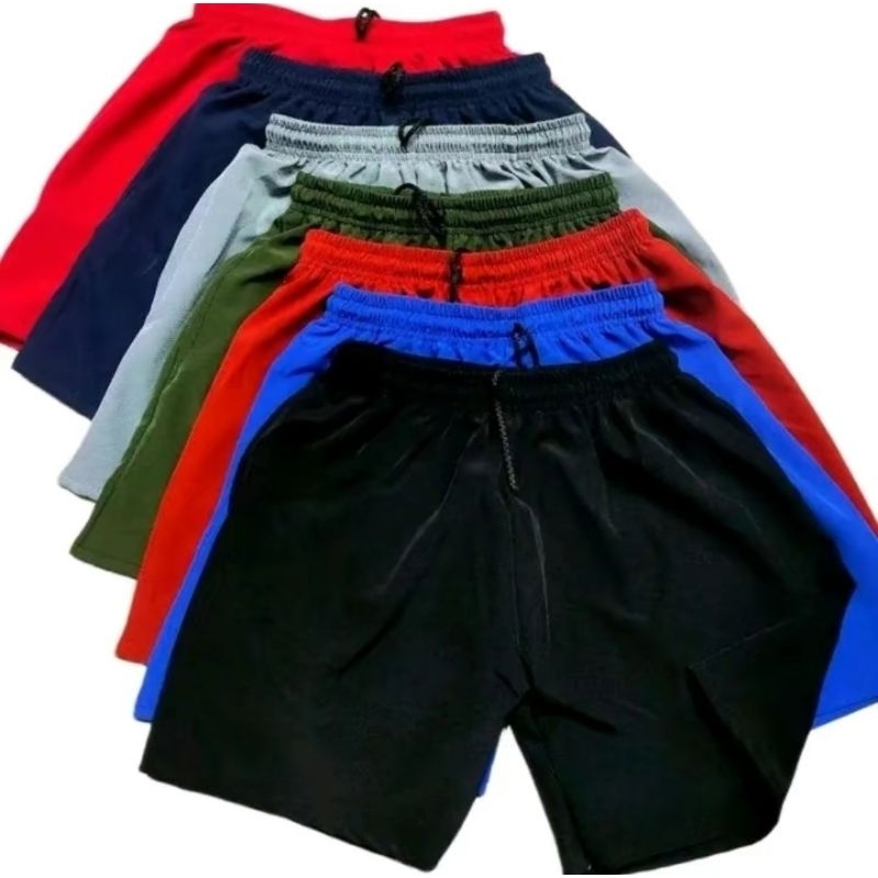 6pcs nah!!! Taslan short plain unisex | Shopee Philippines