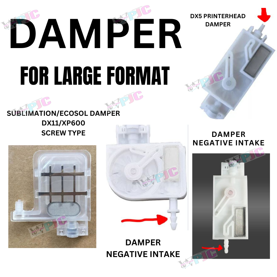 INK DAMPER FOR LARGE FORMAT PRINTER MACHINE EPSON XP600/DX11 DX5, DX7 ...