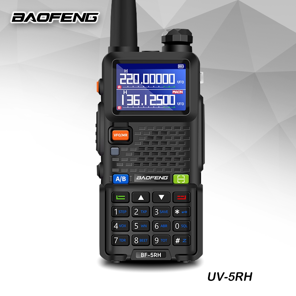 Baofeng UV-5RH Walkie Talkie Real 8W Power High Capacity Dual Band Two Way Radio 10KM Long Range ...