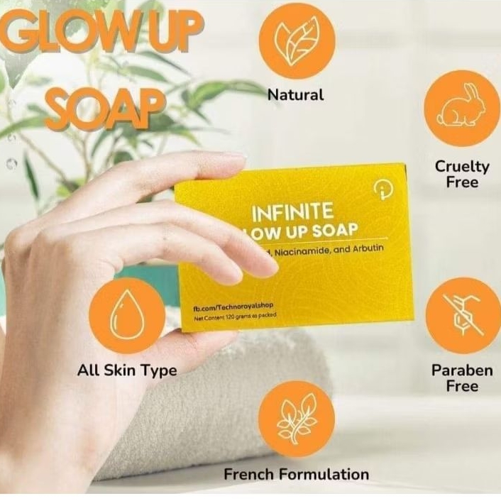 INFINITE GLOW-Up Soap w/ Kojic Acid, Niacinamide & Arbutin 120g ...