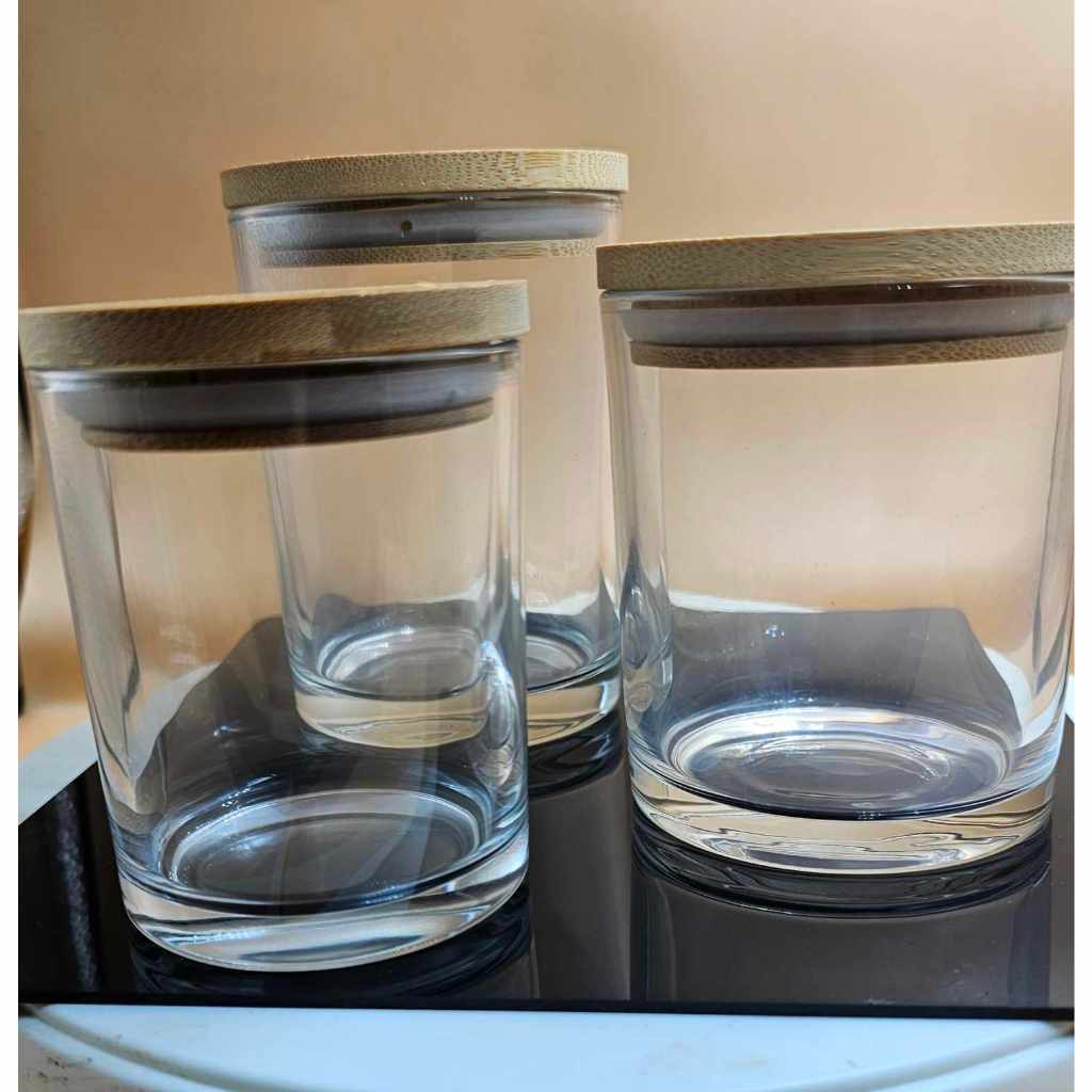 Borosilicate jars 200ml/280ml/300ml Clear Candle/Vessel | Shopee ...