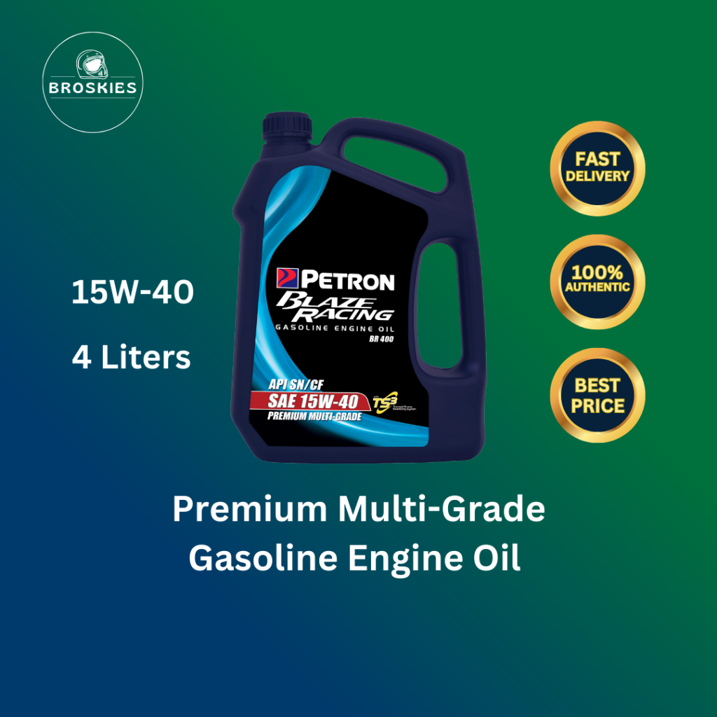 Petron Blaze Racing BR400 Premium Multi-Grade Gasoline Engine Oil SAE ...