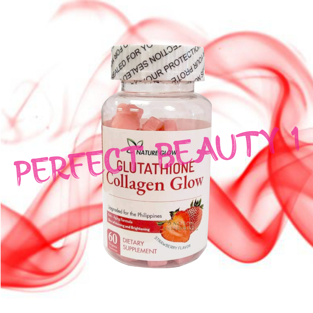 NATURE GLOW Glutathione Collagen Glow Gummies Official Original Anti ...