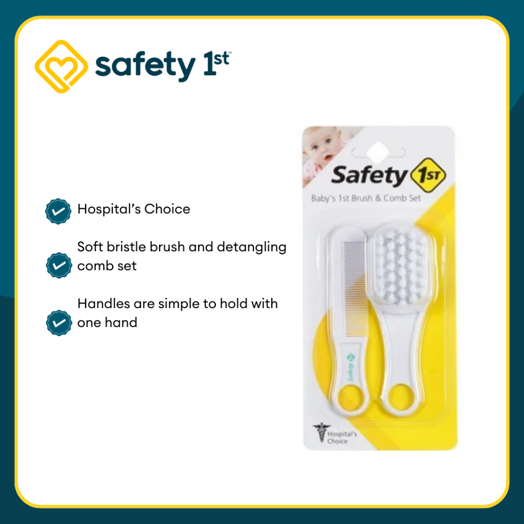 Safety 1st First Brush & Comb Set Baby Accessories | Shopee Philippines