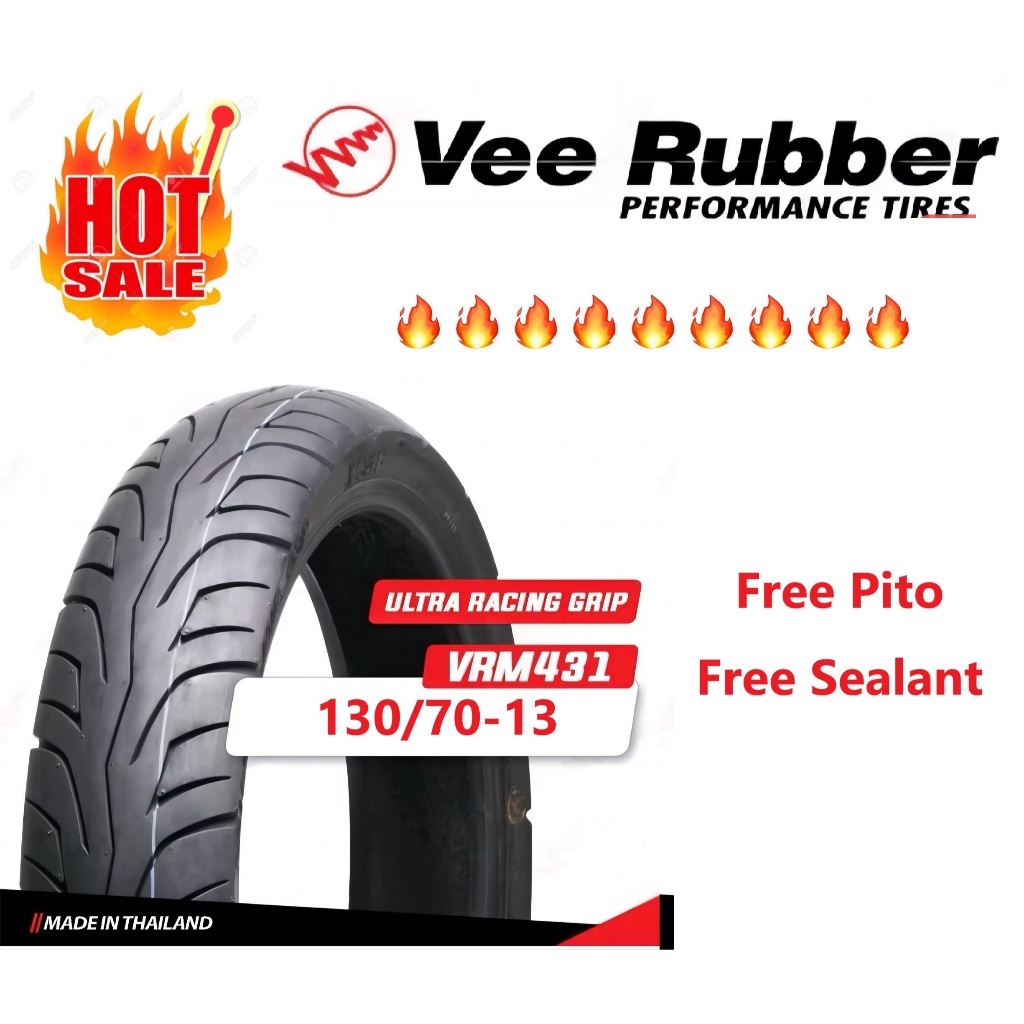 Vee Rubber Tubeless {Nmax & Aerox}110/70-13 ,130/70-13 & 110/80-14 ,140 ...