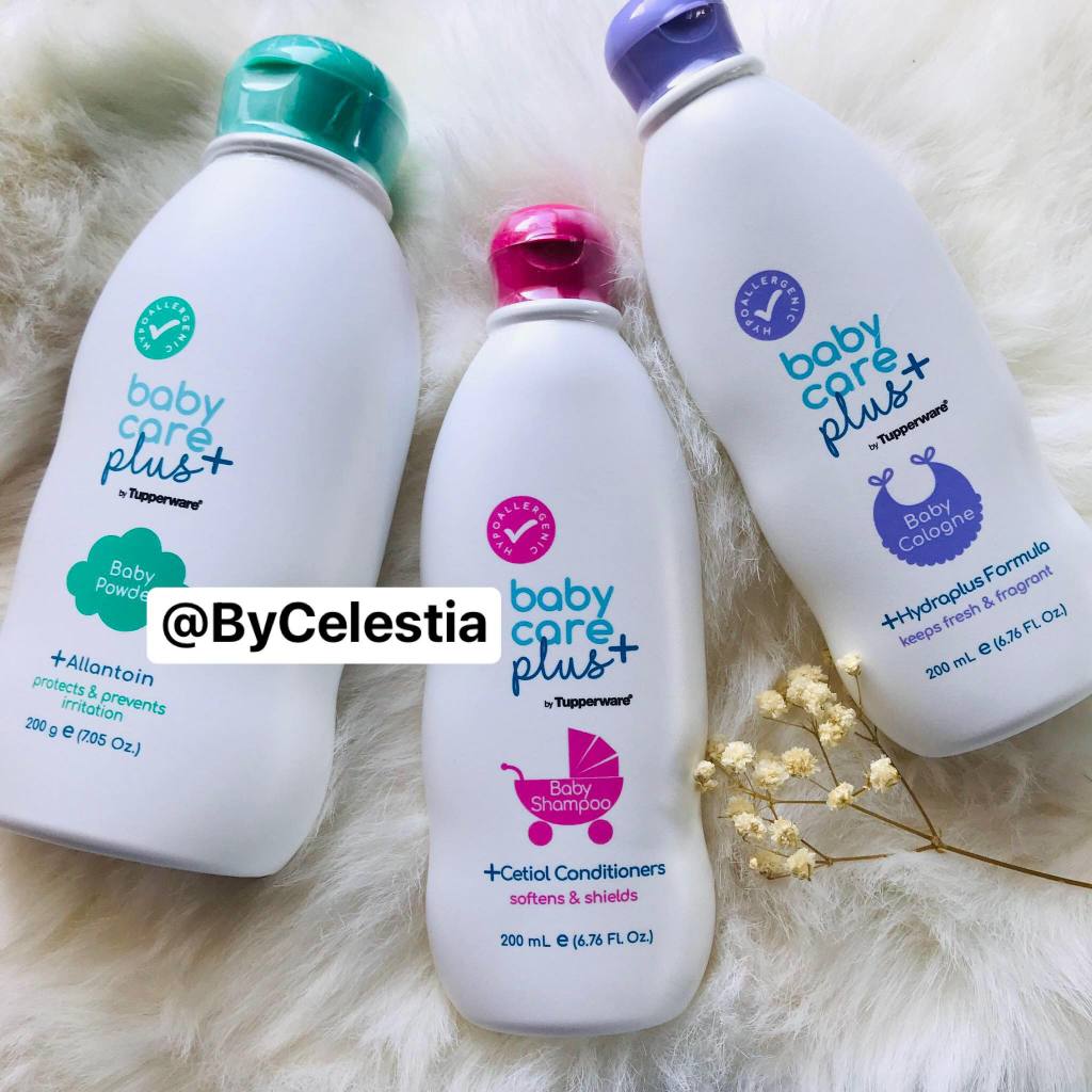 ByCelestia Tupperware Baby Care Plus Kids Plus Powder Cologne Shampoo ...