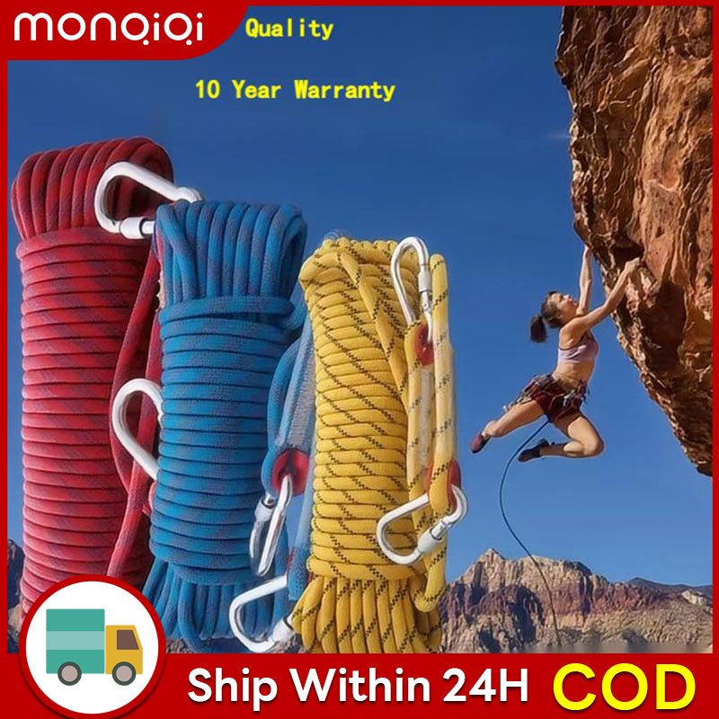 Static Utility Rope Safety Rope Climbing Rappelling Rescue Escape 10 ...