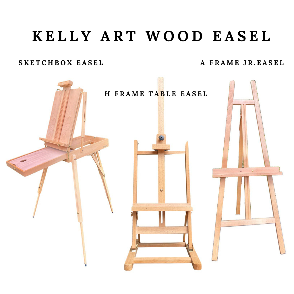 Kelly Art Wood Easel > Sketchbox Easel, H Frame Table Easel and A Frame ...