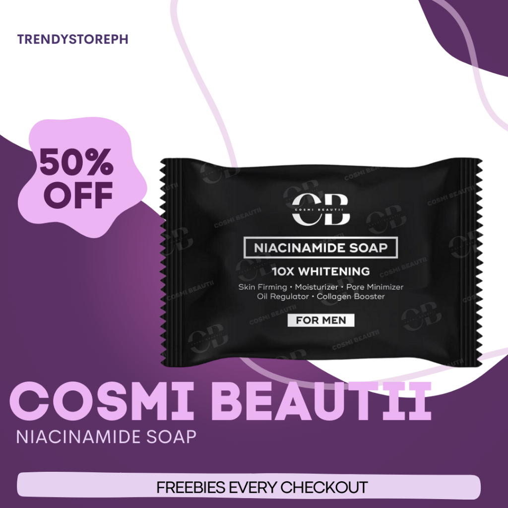 CB NIACINAMIDE SOAP FOR MEN 10X WHITENING SOAP Whitening All Skin Types ...