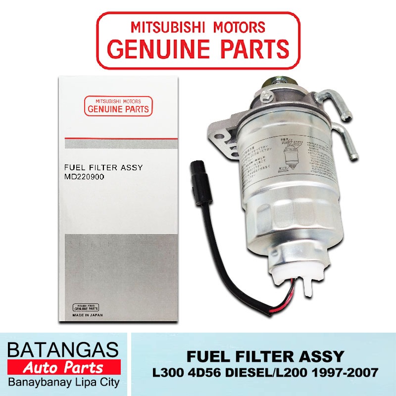 MITSUBISHI FUEL FILTER ASSY L300 4D56/L200 1997-2007 MD220900 | Shopee ...