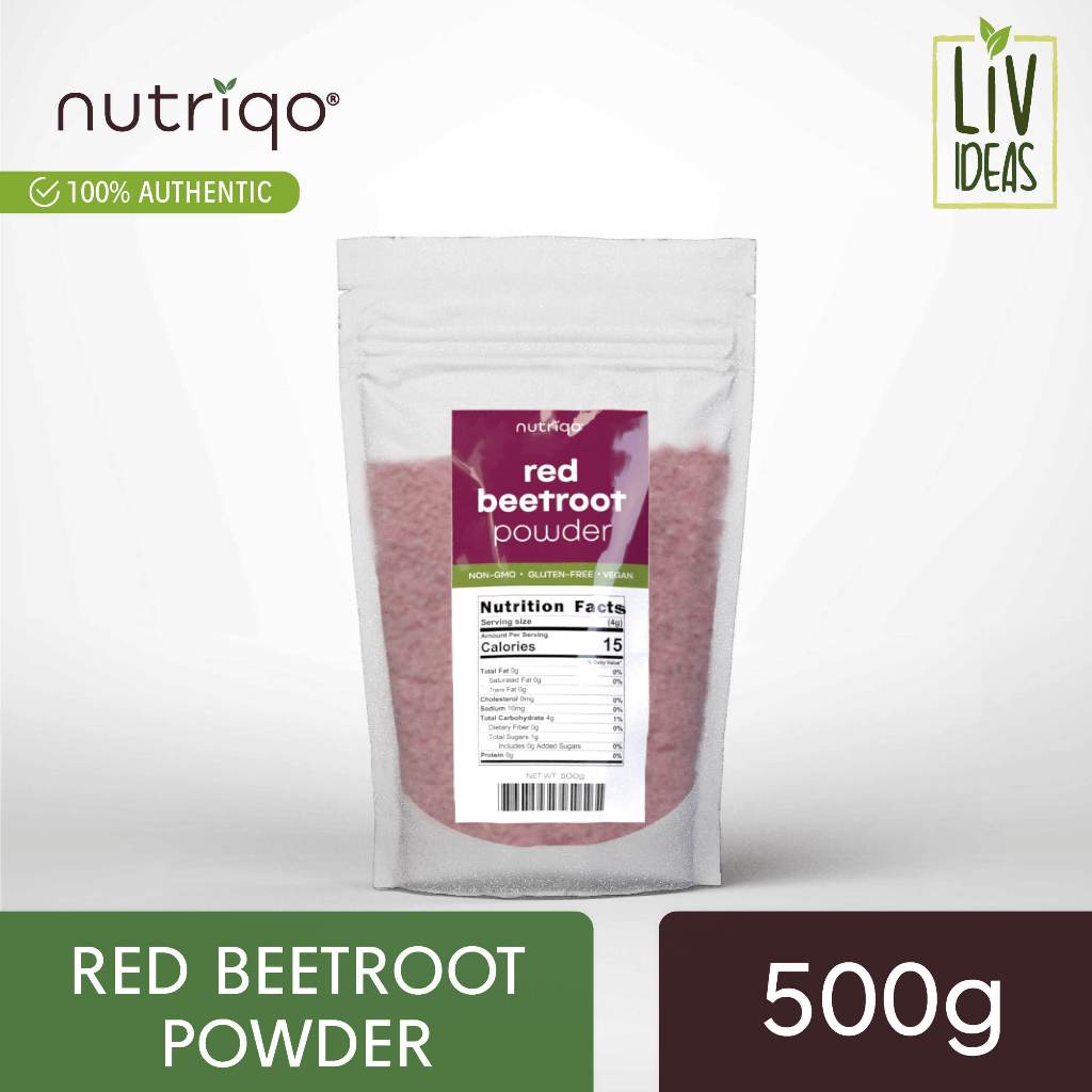 Nutriqo Red Beetroot Powder 500g | Shopee Philippines