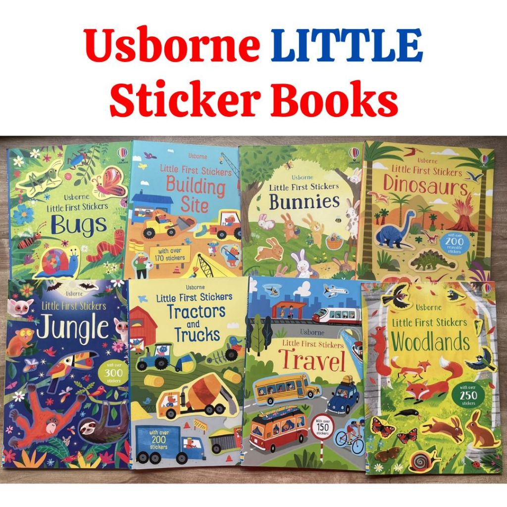 Usborne LITTLE First Stickers (SINGLES) (9.5 by 6.9 inches) ABC ...