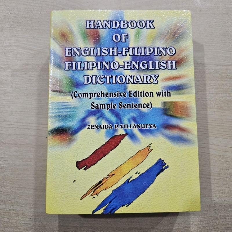 HandBook of English - Filipino Filipino- English Dictionary By ...