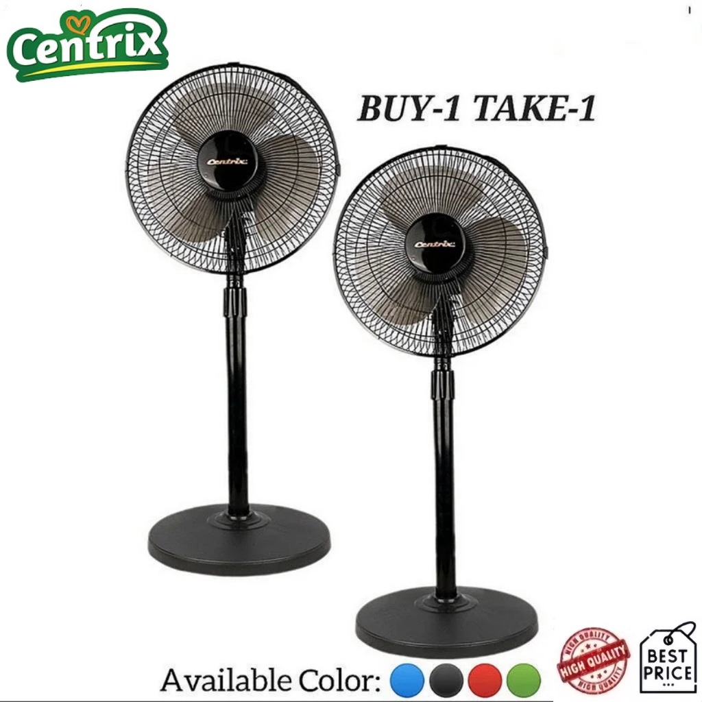 Buy-1 Take-1 Centrix 16" Stand Fan 3-Blades (color may vary) CX-1677D ...