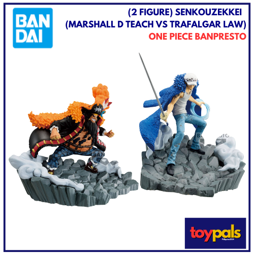 Banpresto One PIece Senkozekkei Marshall D Teach VS Trafalgar Law | Shopee Philippines
