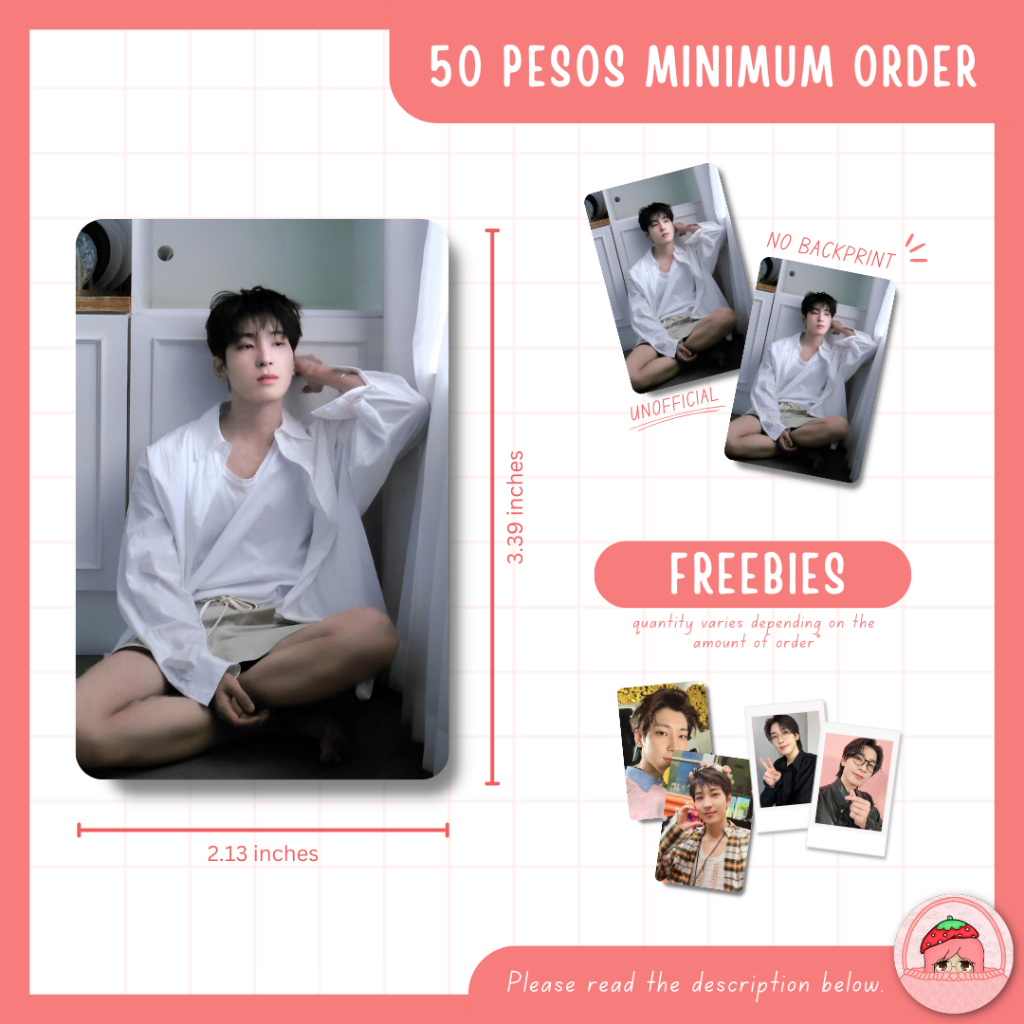 SEVENTEEN SVT WONWOO ATTACCA WEVERSE POB PC PHOTOCARD UNOFFICIAL ...