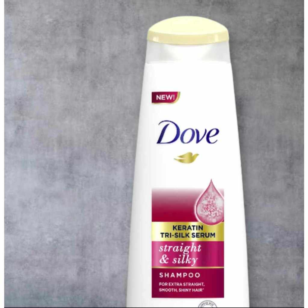 DOVE Keratin Tri-silk Serum Shampoo 340mL. | Shopee Philippines