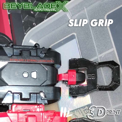 [Beyblade X] String Launcher SLIP grip 3d printed accessory | Shopee ...