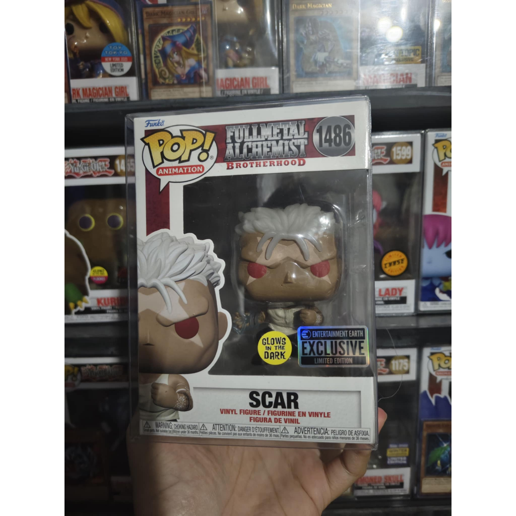 Funko POP Animation: Fullmetal Alchemist Brotherhood - 1486 Scar GITD ...