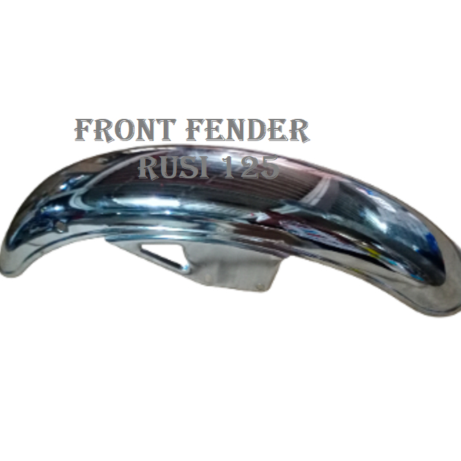RUSI 125 - FRONT FENDER (CHROME PLATED) | Shopee Philippines