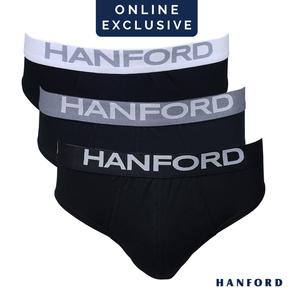 Hanford Men Regular Cotton Briefs OG Prime / Pax - Assorted (3in1 Pack ...