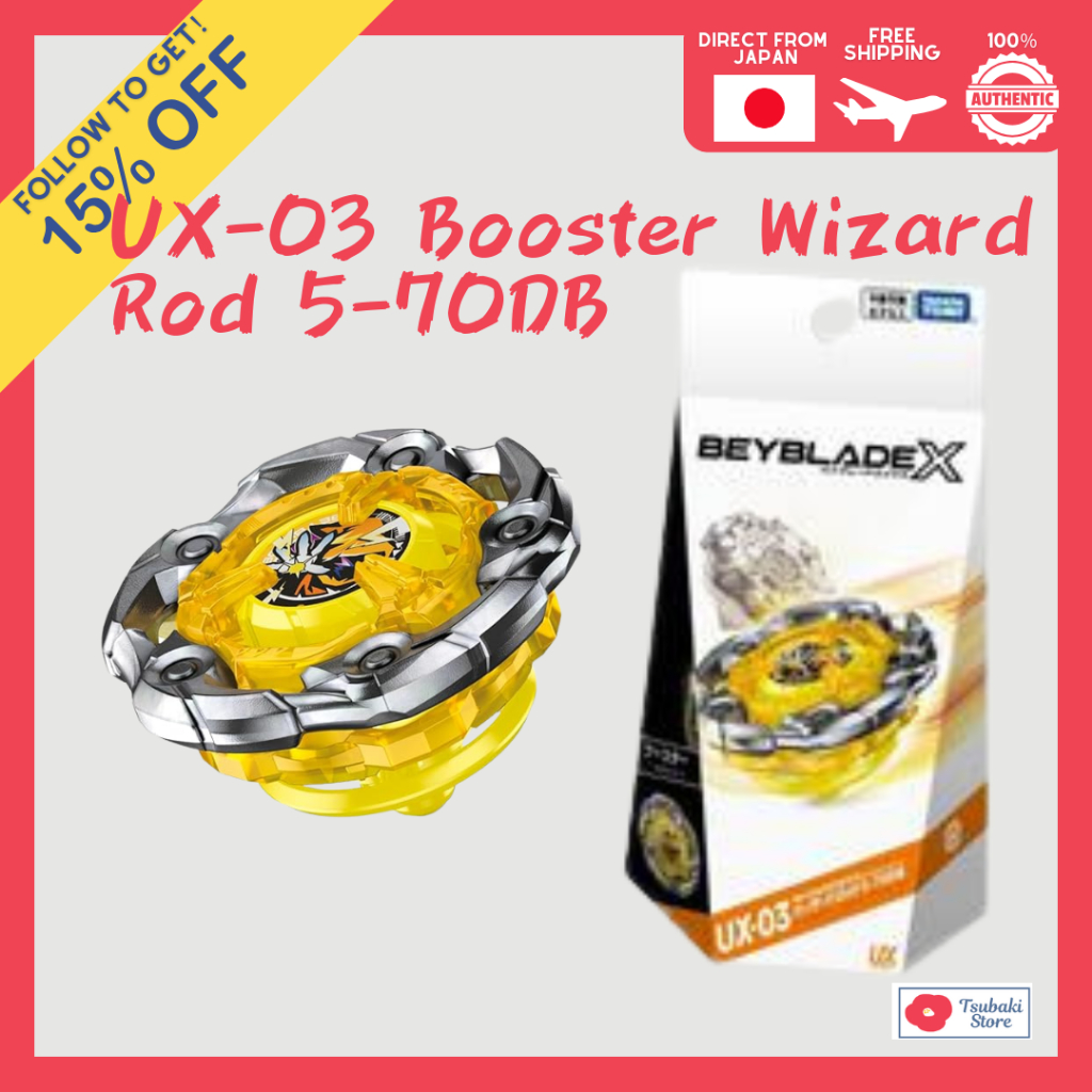 UX-03 BEYBLADE X Booster Wizard Rod 5-70DB | Shopee Philippines