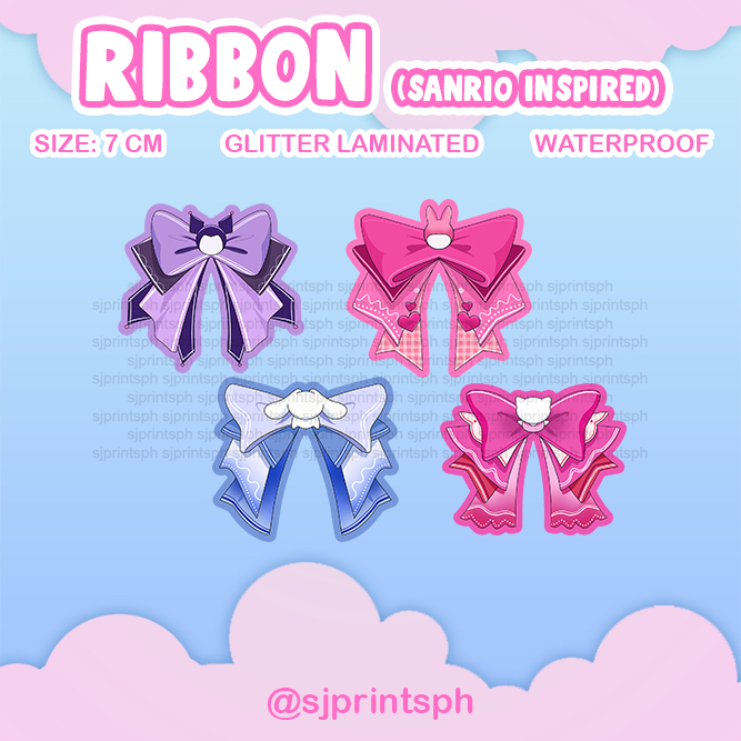 Ribbon Glitter laminated| Waterproof Vinyl Sticker | Shopee Philippines