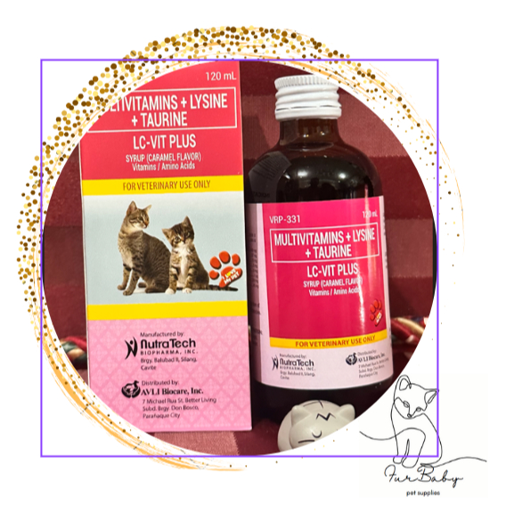 LC-VIT PLUS Multivitamins Syrup 60ml & 120ml for Cats and Kittens ...