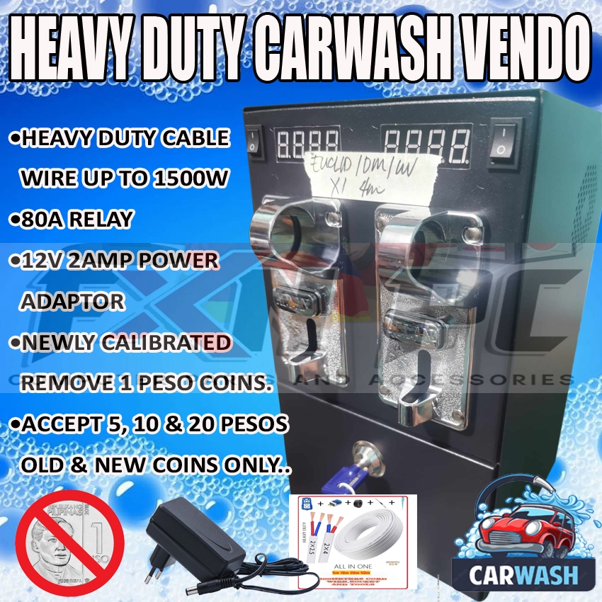 CARWASH VENDO (HEAVY DUTY) CAN HOLD UP TO 1500W PRESSURE WASHER ...