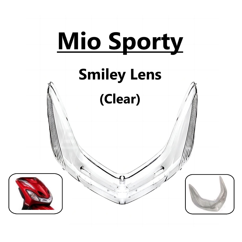 Mio Sporty Smiley Lens (Clear) | Shopee Philippines