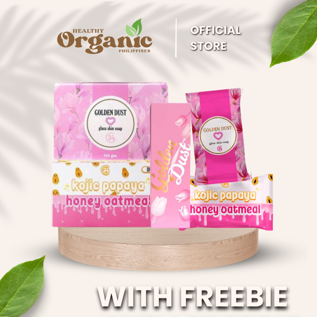 G21 Bleaching Soap Scrub Golden Dust Honey Kojic Oatmeal Duo Soap Mini ...