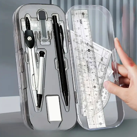 Geometry Set - Compass, Ruler, Erasers, & Protractors | Shopee Philippines