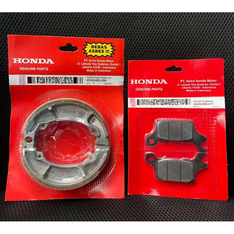 BRAKE SHOE / BRAKE PAD FOR CLICK 125 150 V2V3 | Shopee Philippines