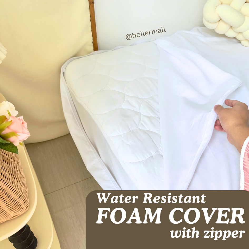 HOLLERMALL Foam Cover foam protector water resistant with Zipper 3 ...