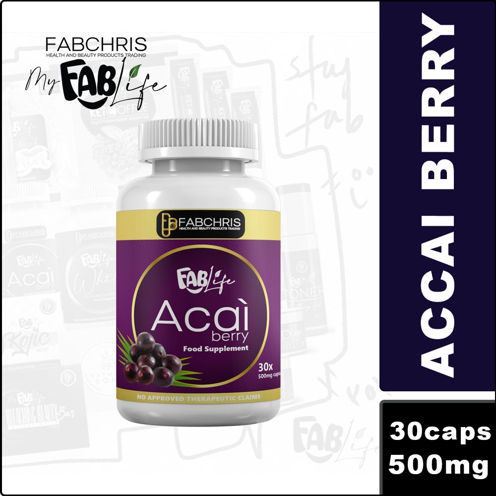 100% Pure Acai Berry Antioxidant 500mg Cancer Diabetes Stroke ...