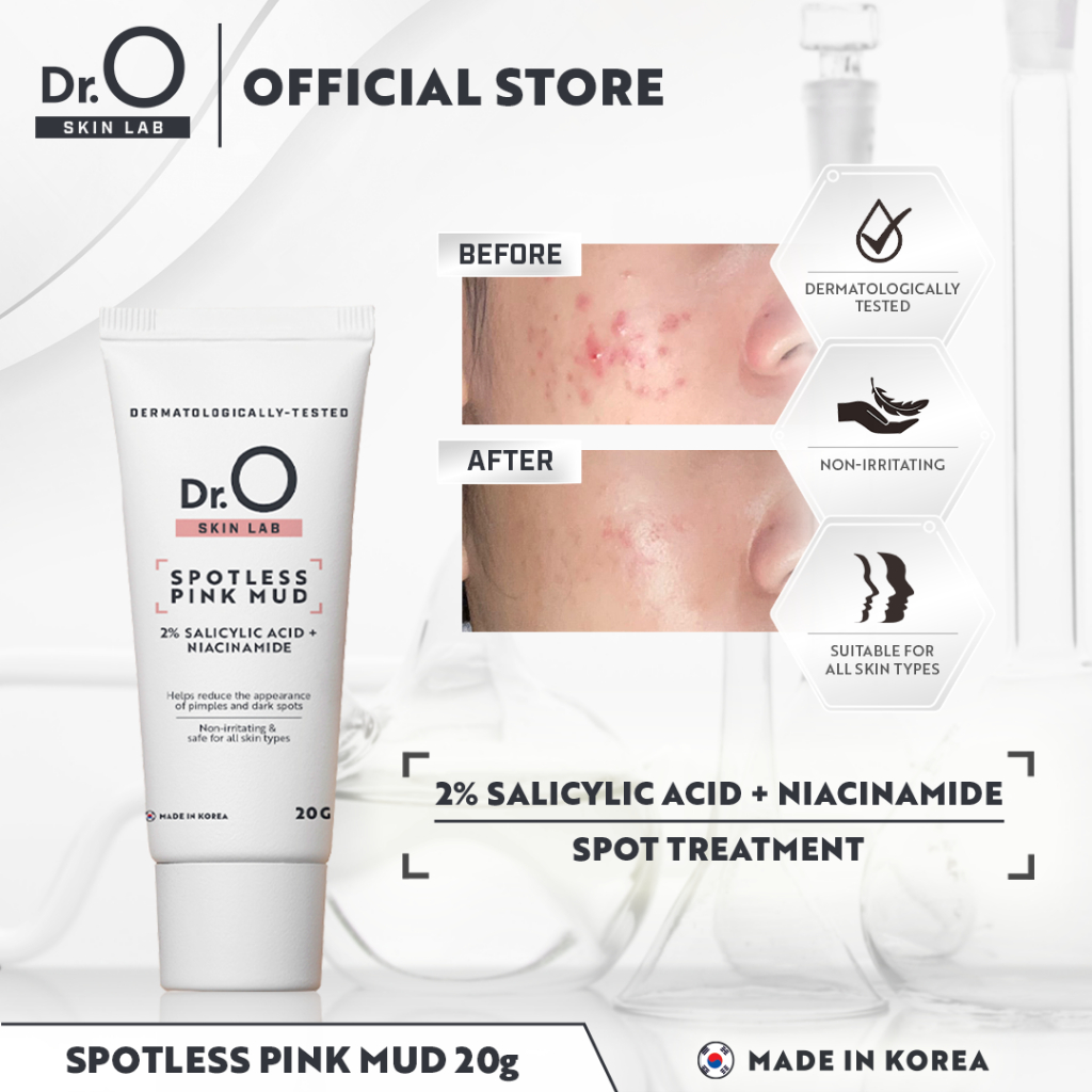 Dr. O Skinlab Spotless Pink Mud 20g | Shopee Philippines
