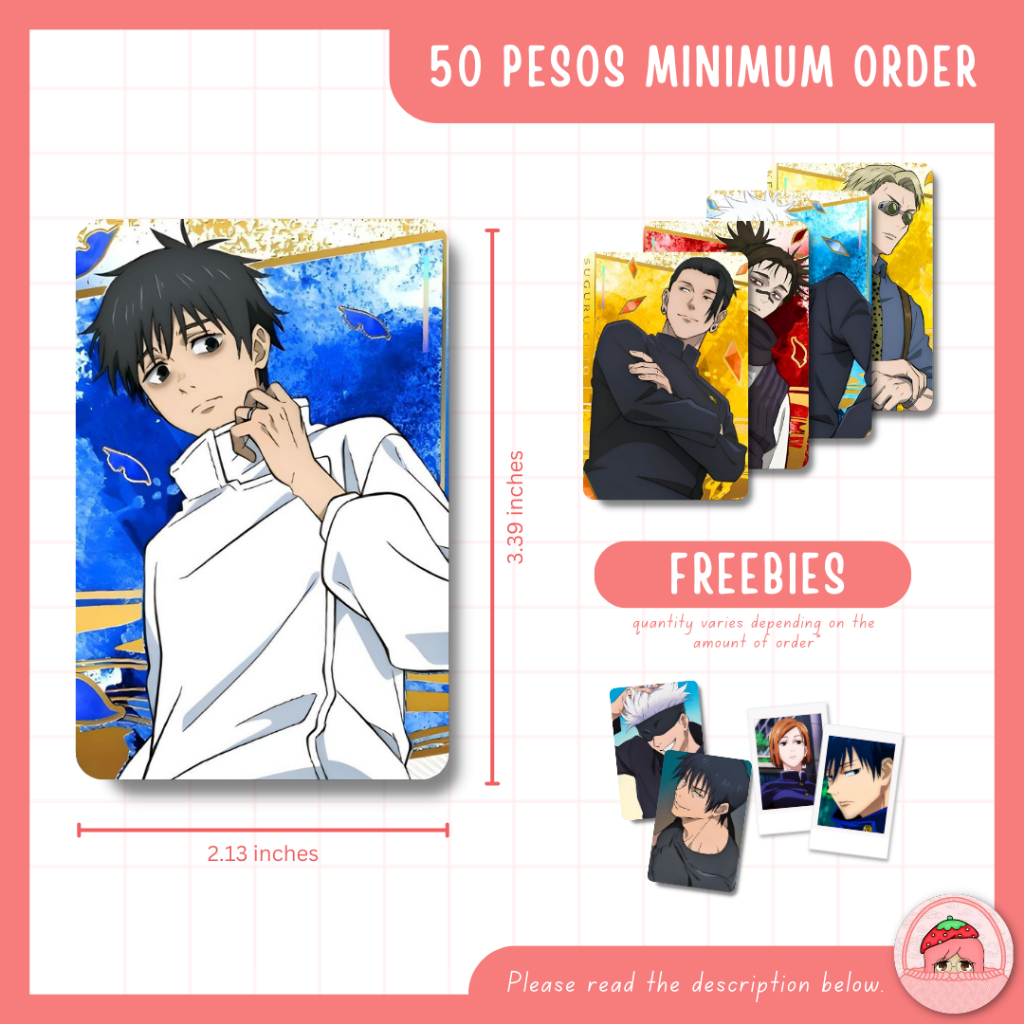 JUJUTSU KAISEN JJK SEASON 2 CHARACTER PROFILE ANIME PC PHOTOCARD ...