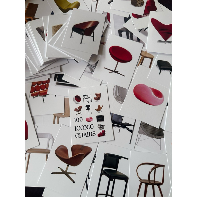 100 Iconic Chairs Flashcards - Interior Design Reviewer | Shopee ...