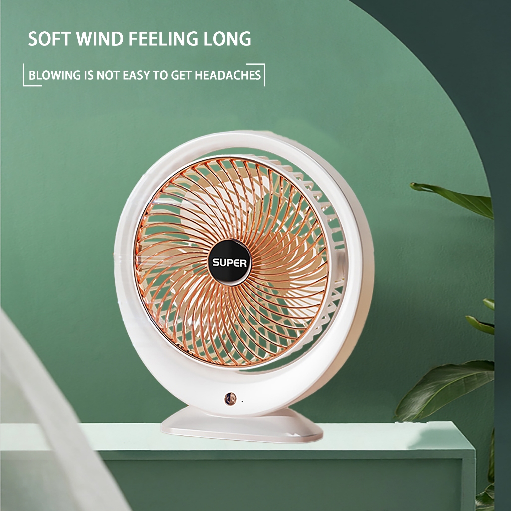 mini Electric usb rechargeable fan adjustable desktop fan firefly Stand ...