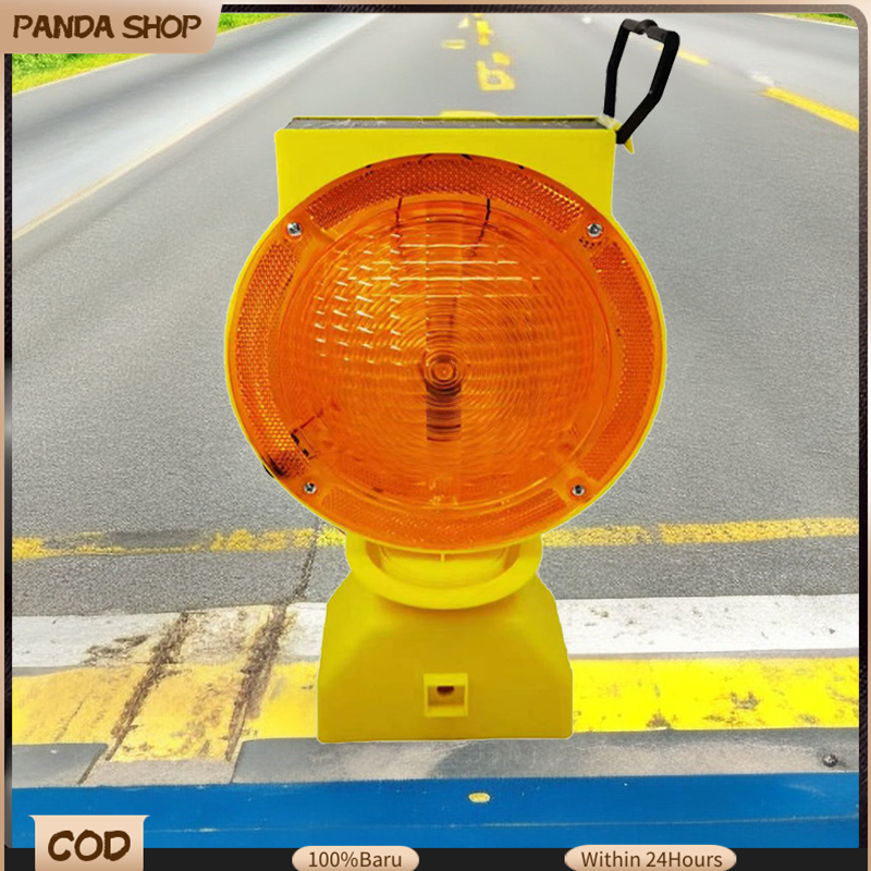 Solar Blinker Warning Light LED Road Traffic Safety Light Barricade ...