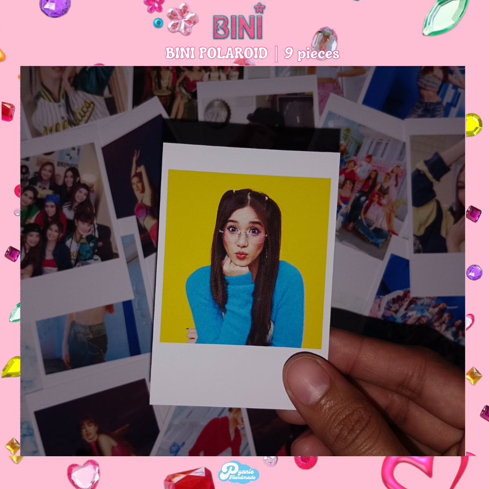 BINI POLAROIDS | 9 PIECES | MATTE PAPER 230 GMS | Shopee Philippines