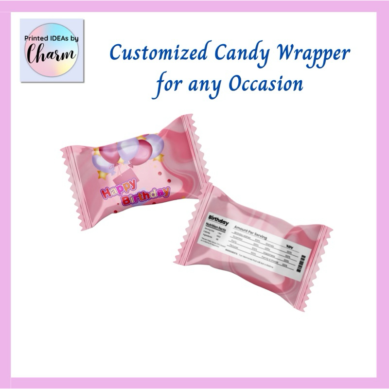 12 pcs Customized Candy Wrapper for Any Occasion | Shopee Philippines