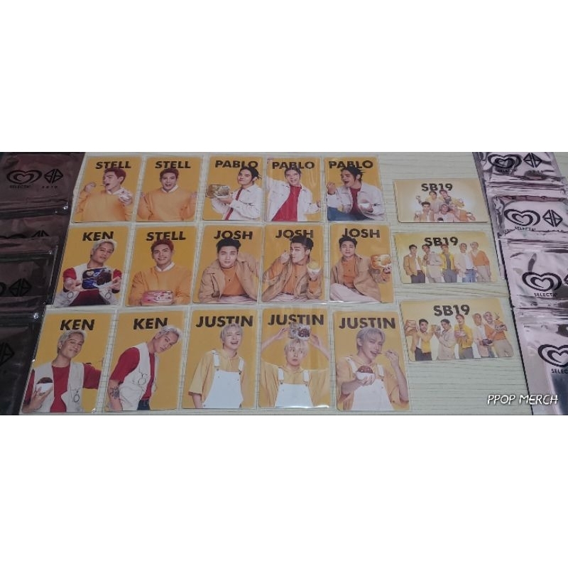SB19 SELECTA PHOTOCARDS COMPLETE SET OFFICIAL PHOTOCARDS SB19 OFFICIAL ...