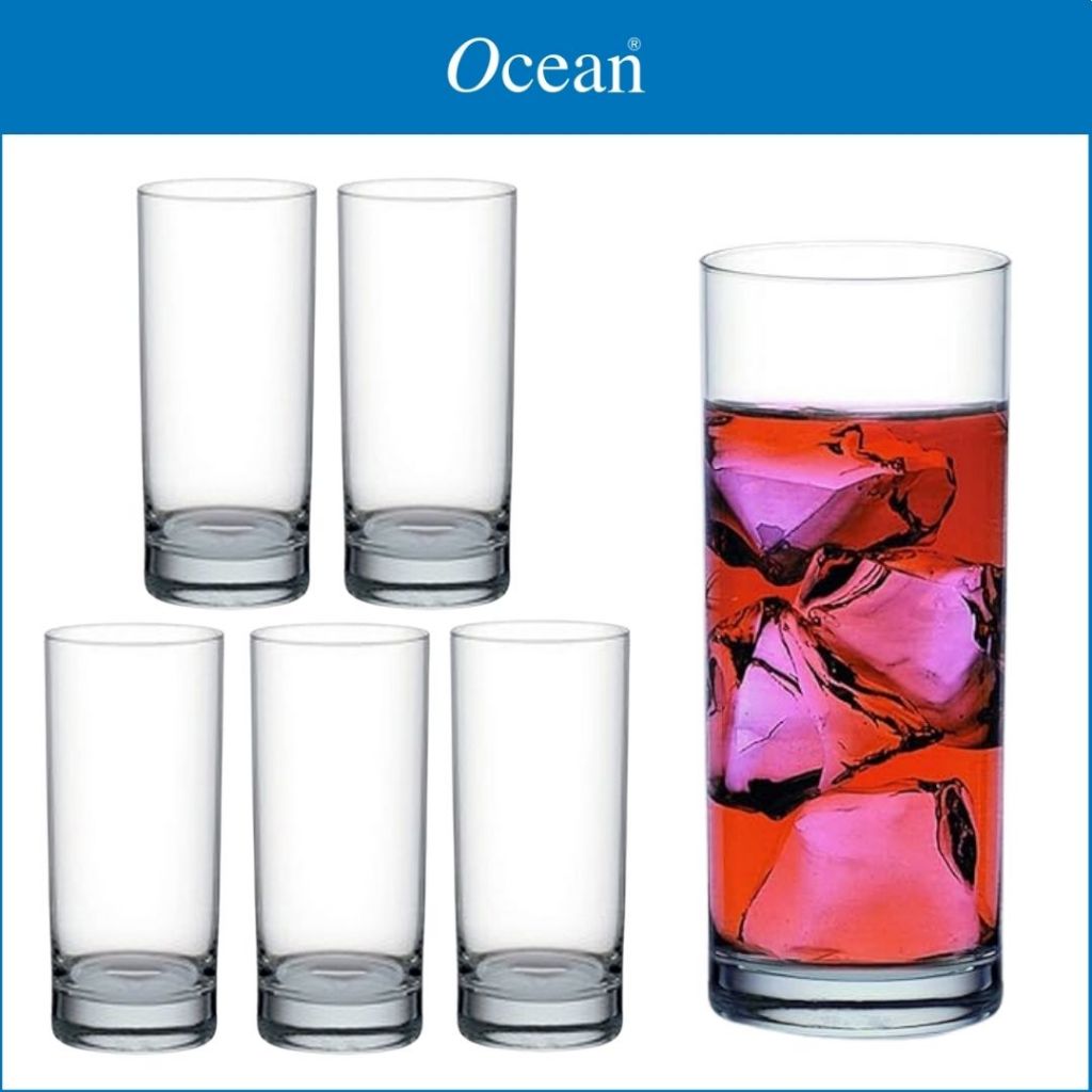 Ocean Glassware Tumbler San Marino Water Juice Drinking Glass Clear 7oz ...