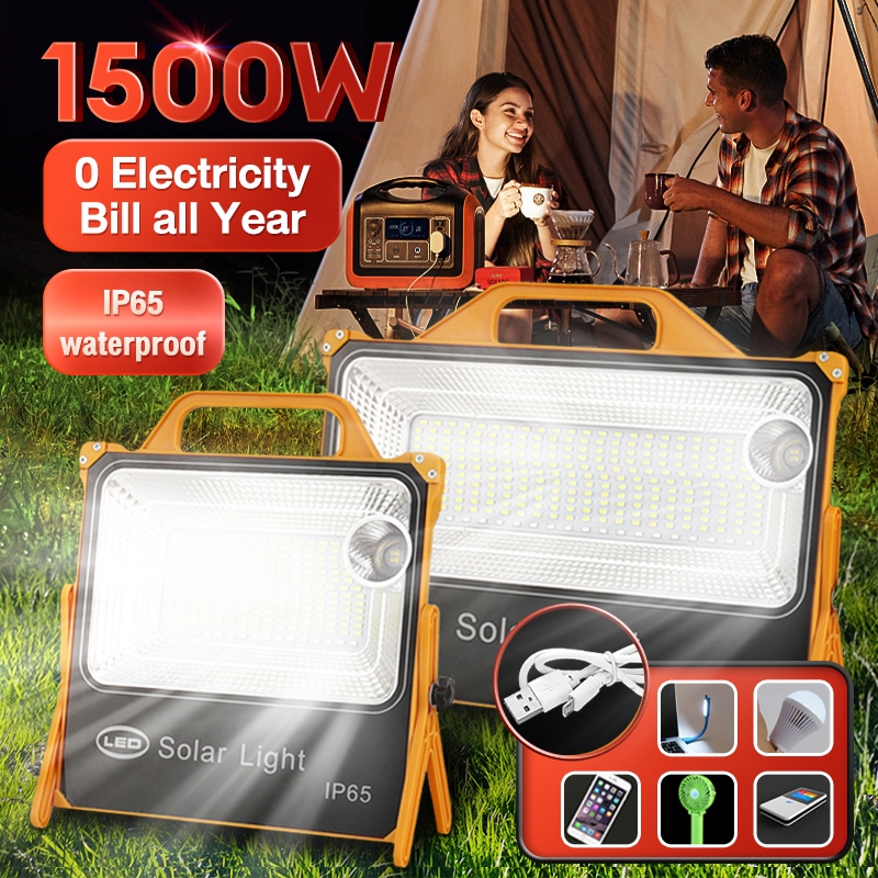 Solar Emergency Light Handheld lamps portable outdoor light Outdoor ...