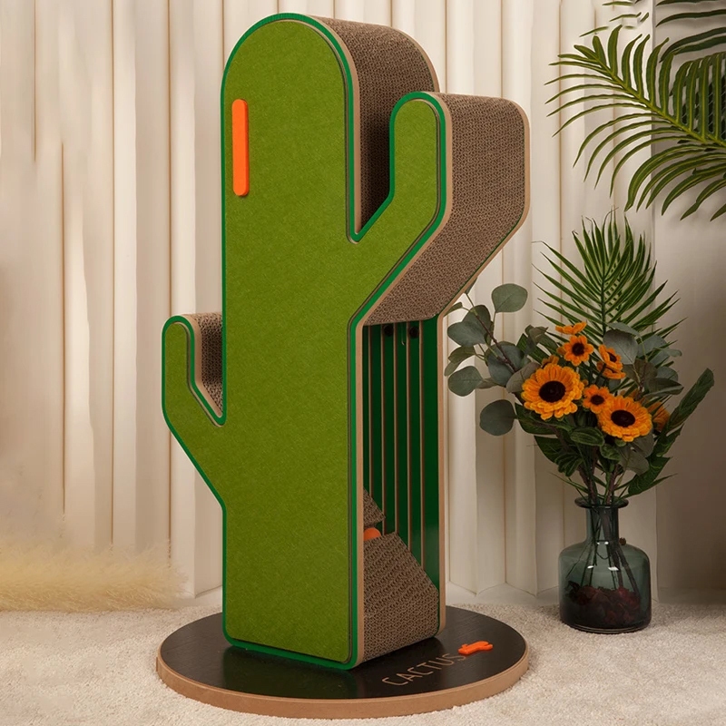 Petree Cactus Cat Scratch Post Cat Scratcher Cat Climbing Frame Cat ...
