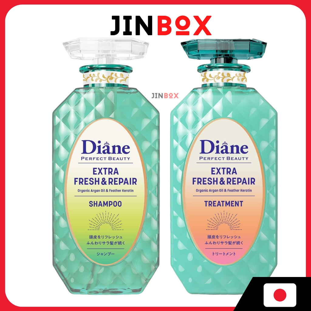 [NEW 2024] Diane Shampoo & Treatment [Grapefruit & Peppermint Scent] Perfect Beauty Extra Fresh ...