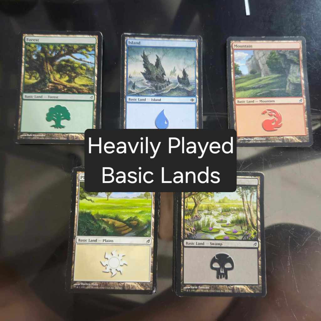 Magic: the Gathering Basic Lands Normal/Retro (Played to Heavily Played ...