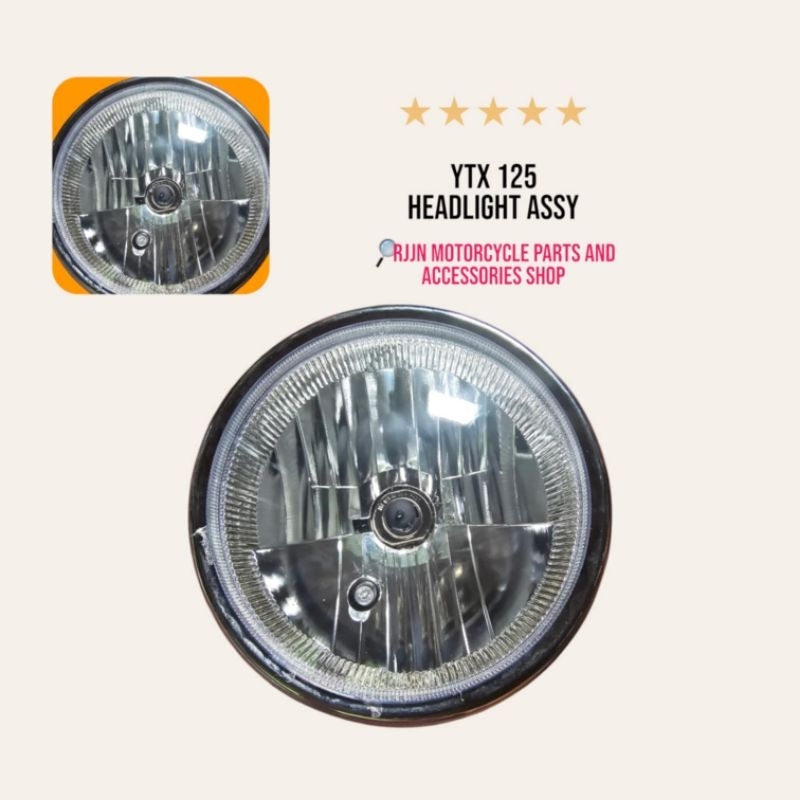 Head light assembly for YTX 125 ( YAMAHA ) | Shopee Philippines