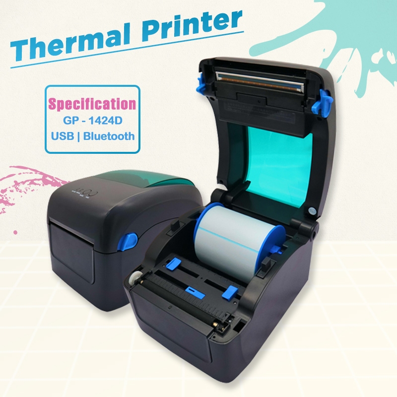 GPrinter Thermal Barcode Printer Series Printer 1424D USB and Bluetooth ...